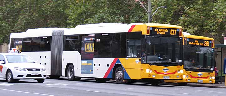 Adelaide Metro articulated buses | australia.SHOWBUS.com BUS IMAGE GALLERY