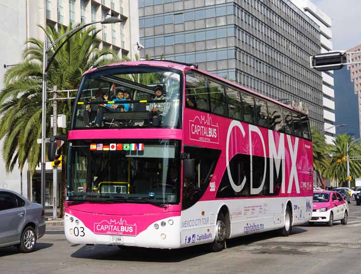 Capitalbus | Mexixo City Tour | SHOWBUS INTERNATIONAL BUS IMAGE GALLERY ...