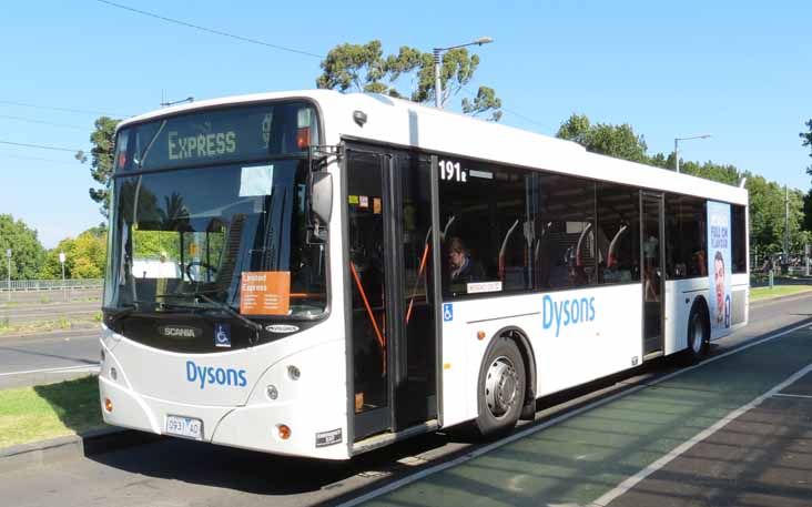 Dysons | australia.SHOWBUS.com BUS IMAGE GALLERY